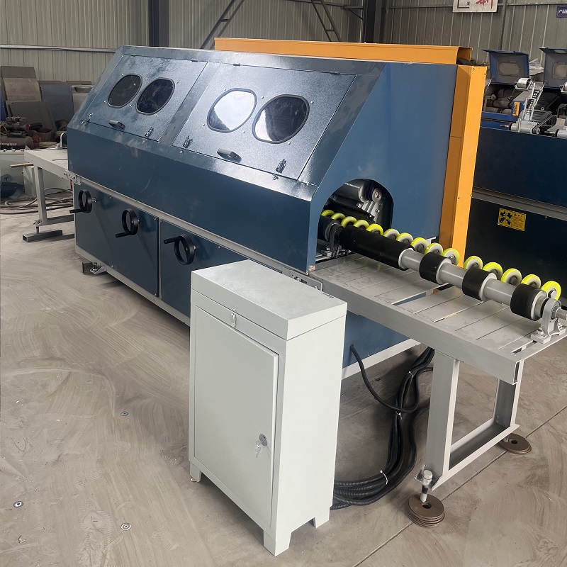 Four-Head Tube Polishing Machine Grinding Round Pipe machinery Metal ...